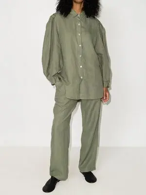 DES SEN Florence Linen Pajama Set