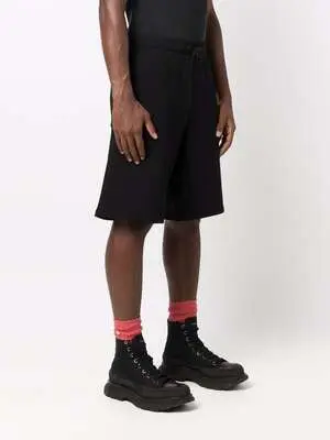 Moschino Embroidered-logo Jogger Shorts