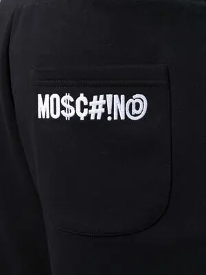 Moschino Embroidered-logo Jogger Shorts