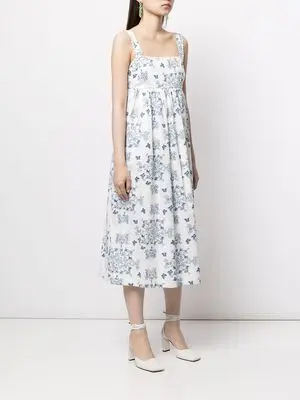MACGRAW Florence Porcelain Print Dress