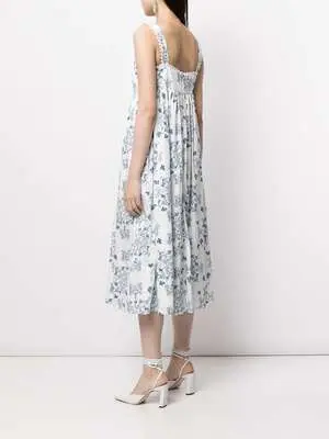 MACGRAW Florence Porcelain Print Dress