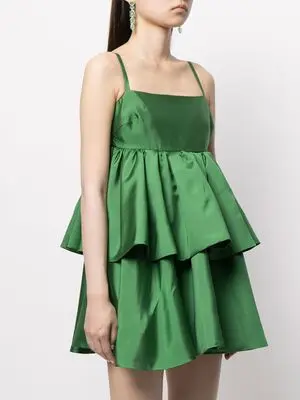 MACGRAW Conversation Mini Dress - Green