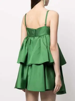 MACGRAW Conversation Mini Dress - Green