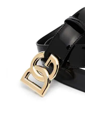 Dolce & Gabbana Dg Logo Leather Belt