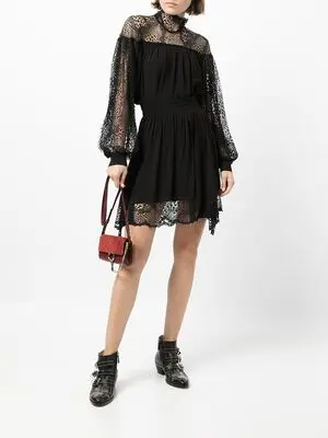 IRO PARIS Digwed Lace-embellished Blouse