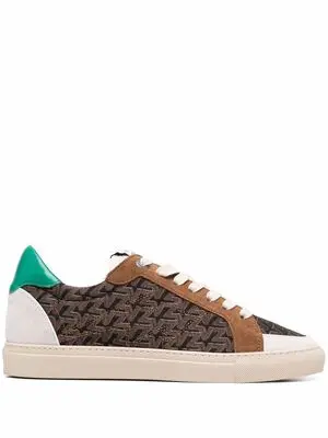 Zadig&Voltaire Monogram Board Sneakers Brown