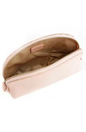 ROYCE NEW YORK Compact Cosmetics Bag - Light Pink