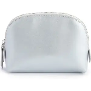 ROYCE NEW YORK Compact Cosmetics Bag - Silver
