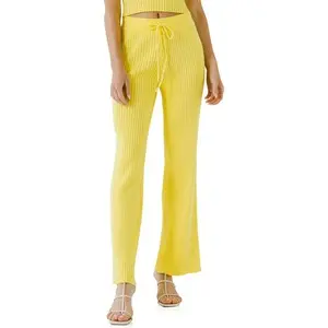 Endless Rose Ribbed Drawstring Pants