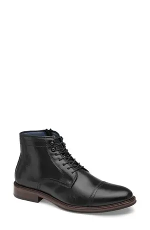 Johnston & Murphy Raleigh Xc Flex Cap Toe Boots - Black