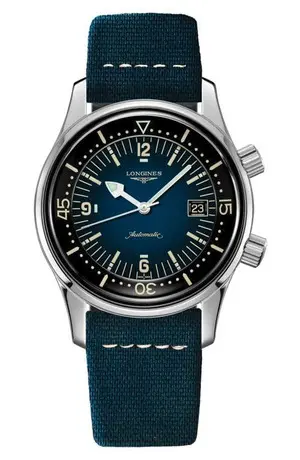 LONGINES Legend Diver Automatic Strap Watch - Blue