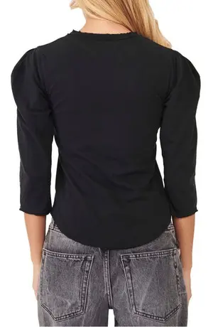 Free People We The Free Clover Puff-sleeve Top