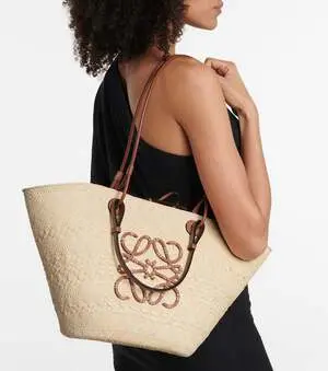 Loewe Paula's Ibiza Anagram Basket Bag - Beige