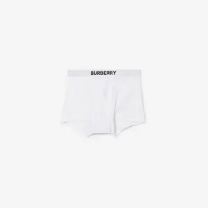 Burberry Cotton Boxer Shorts - White