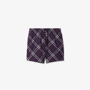 Burberry Check Swim Shorts Pansy