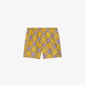 Burberry Check Swim Shorts Pear