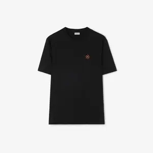 Burberry Logo Cotton T-shirt - Black