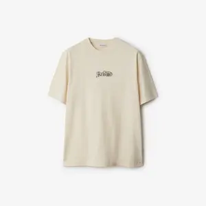 Burberry Logo Cotton T-shirt Tundra