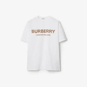 Burberry Logo Cotton T-shirt White