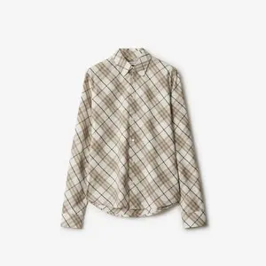 Burberry Classic Fit Check Cotton Shirt Cotton