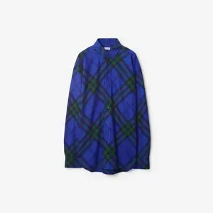 Burberry Classic Fit Check Cotton Shirt Knight