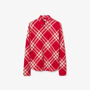 Burberry Classic Fit Check Cotton Shirt Pillar