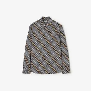 Burberry Classic Fit Check Shirt - Wave Blue