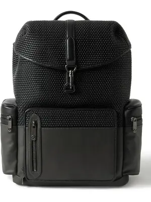 Ermenegildo Zegna Pelletessuta Leather Backpack
