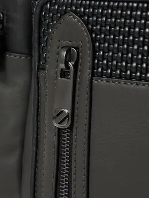 Ermenegildo Zegna Pelletessuta Leather Backpack
