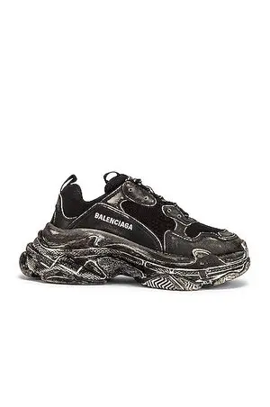 Balenciaga Triple S Sneaker In Black