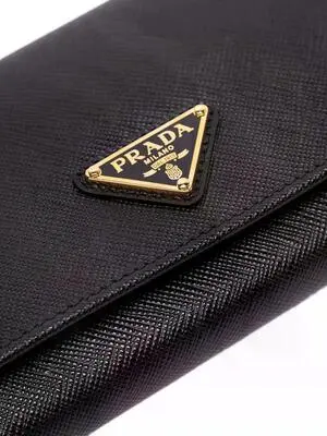 Prada Triangle-logo Wallet - Black