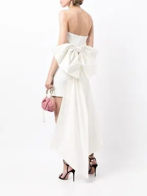 Rebecca Vallance Daphne Bow-detail Mini Dress