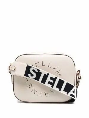 Stella McCartney Logo Crossbody Bag - Neutrals
