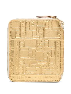 Comme Des Garçons Logo-embossed Zip Wallet