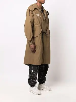 COUNTY OF MILAN Cross Logo Hooded Parka