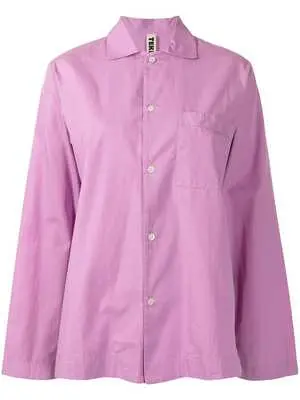 TEKLA Poplin Pajama Shirt - Pink