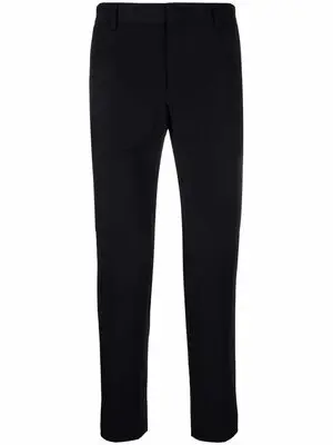 PT TORINO Straight-leg Tailored Trousers - Black