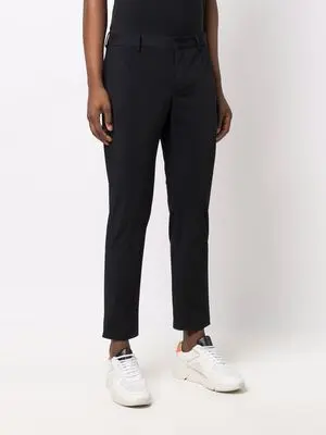 PT TORINO Straight-leg Tailored Trousers - Black