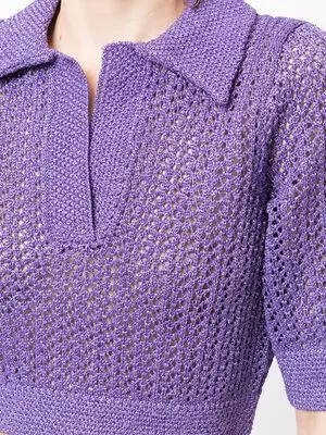 ALICE MCCALL Knitted Polo Top