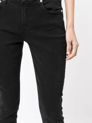 AGOLDE Mid-rise Skinny Jeans - Black