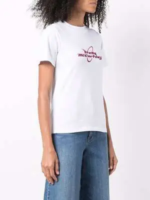 Stella McCartney Logo-print Short-sleeve T-shirt - White
