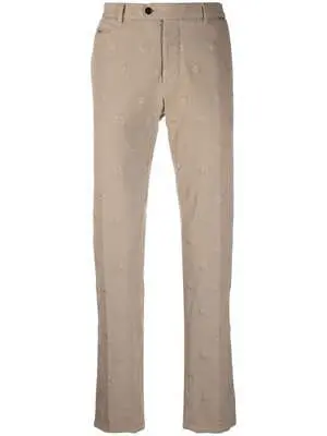 Philipp Plein Embroidered Skull Trousers