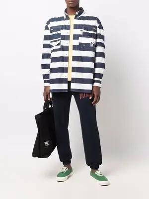 BILLIONAIRE BOYS CLUB Striped Button-up Shirt