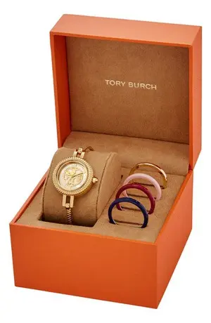 Tory Burch Reva Bangle Watch Set