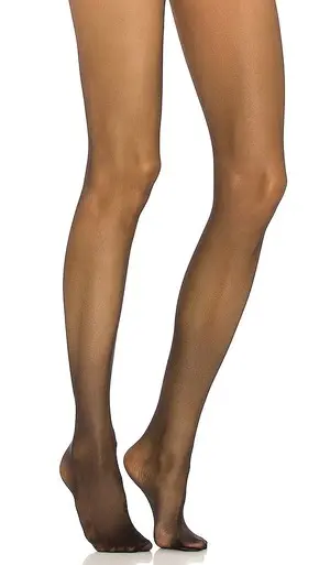 Wolford Individual 10 Back Seam Tights - Black