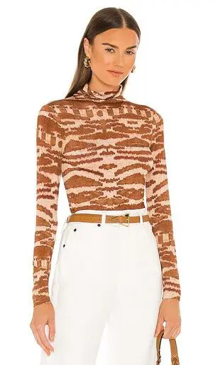 Ulla Johnson Ulla Johnson Aurelia Turtleneck In Tan.  Fawn