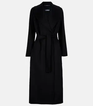 Max Mara Poldo Virgin Wool Coat - Black