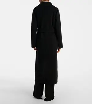 Max Mara Poldo Virgin Wool Coat - Black