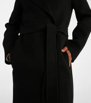 Max Mara Poldo Virgin Wool Coat - Black