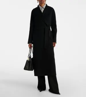 Max Mara Poldo Virgin Wool Coat - Black